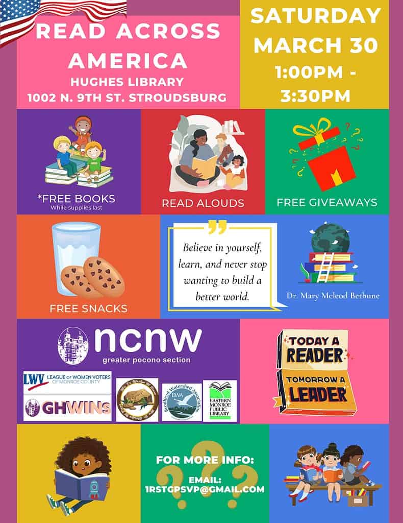 Hughes Library - Read Across America Event - Brodhead Watershed Association